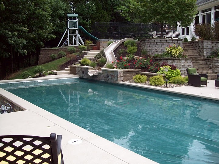 Baker Pool Construction | Water Slides